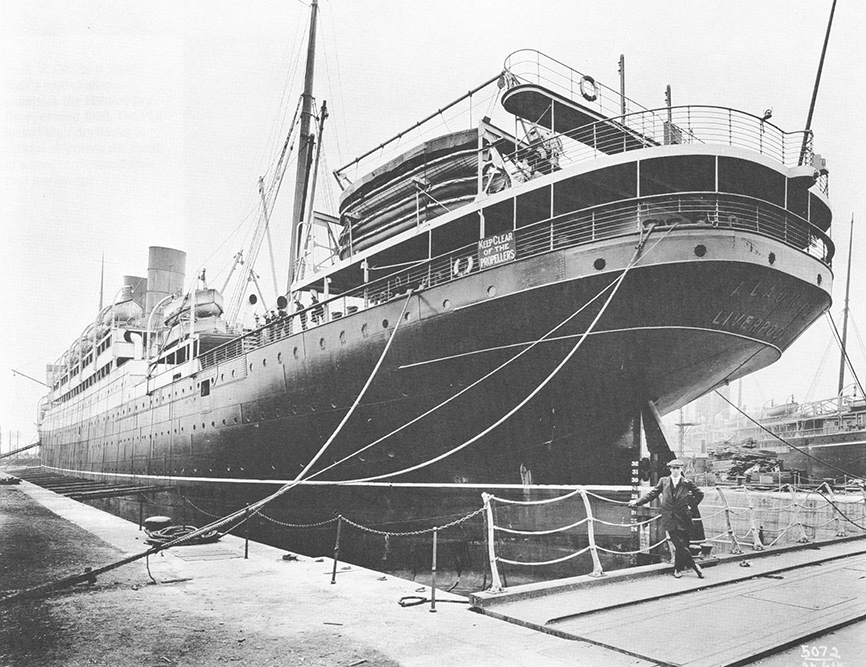 A Rotherhithe Blog: Visitor Ships 1: Early 20th century Cunard liners ...