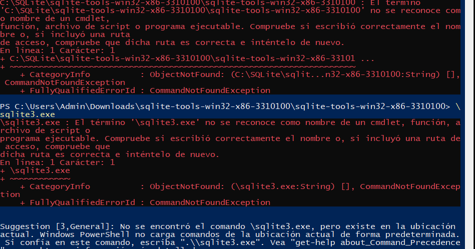 Practicas de SQLite