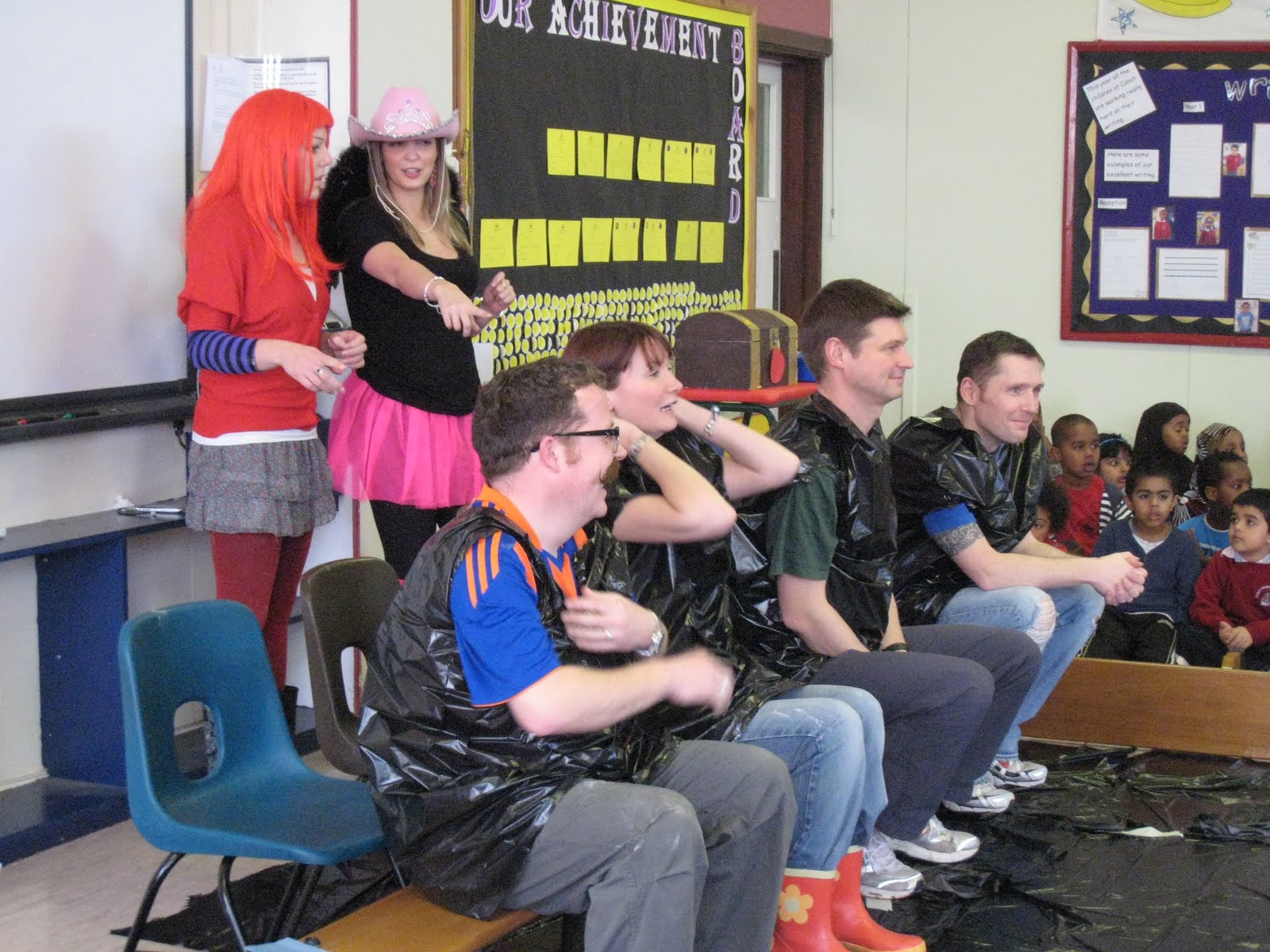 Cabot Year 3: The teachers get gunged!
