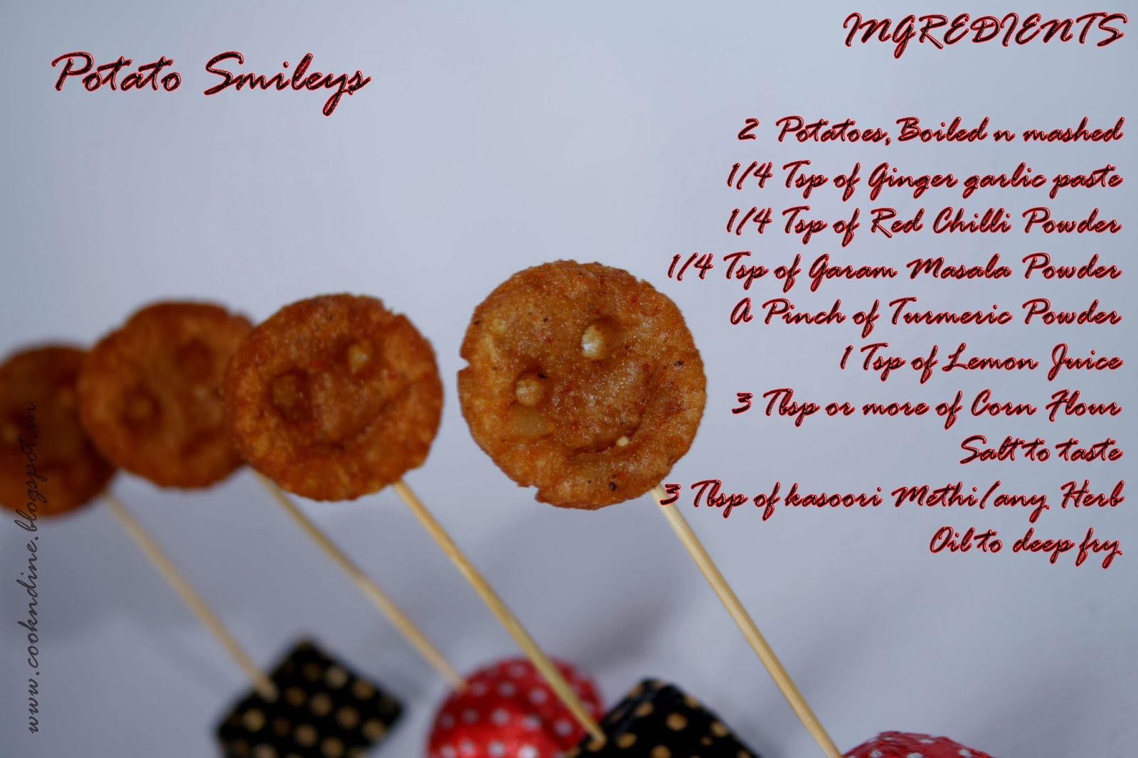 CooknDine....: Potato Smiles / Potato Smileys