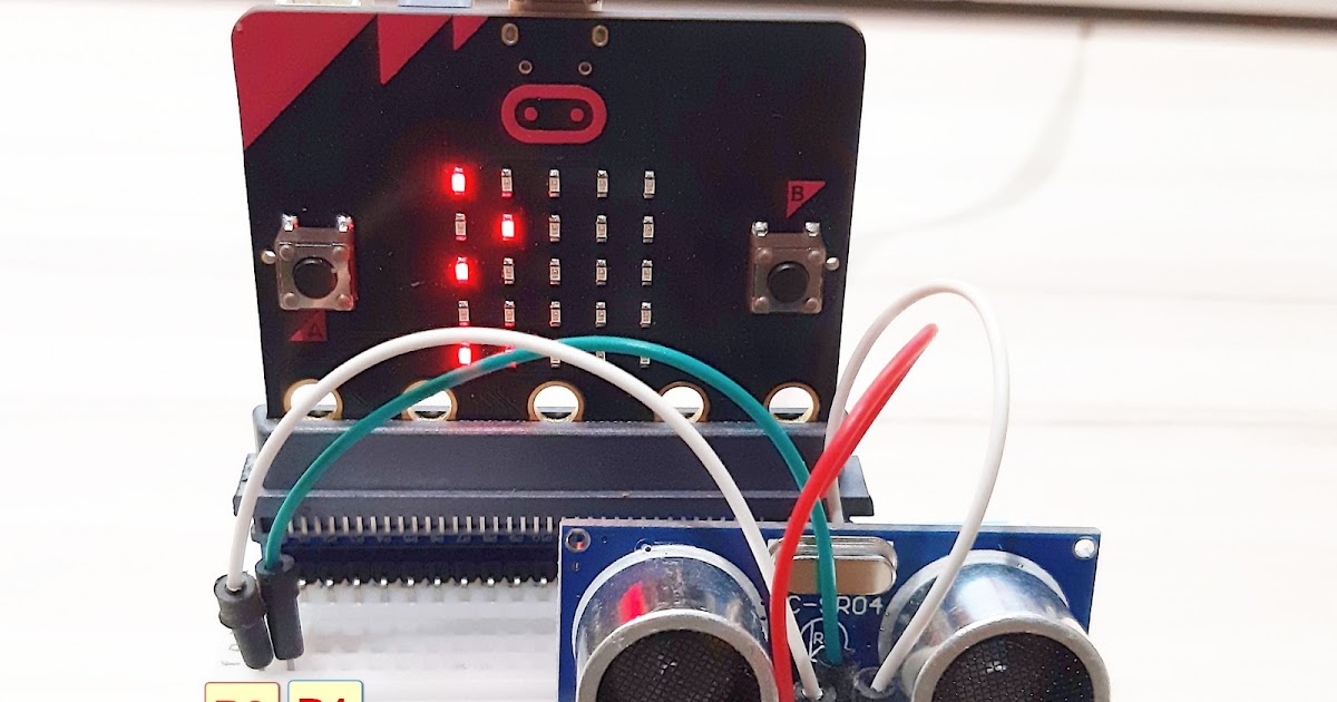 蕨心 FernHeart: [microbit] microbit + 超音波 ultrasonic sensor