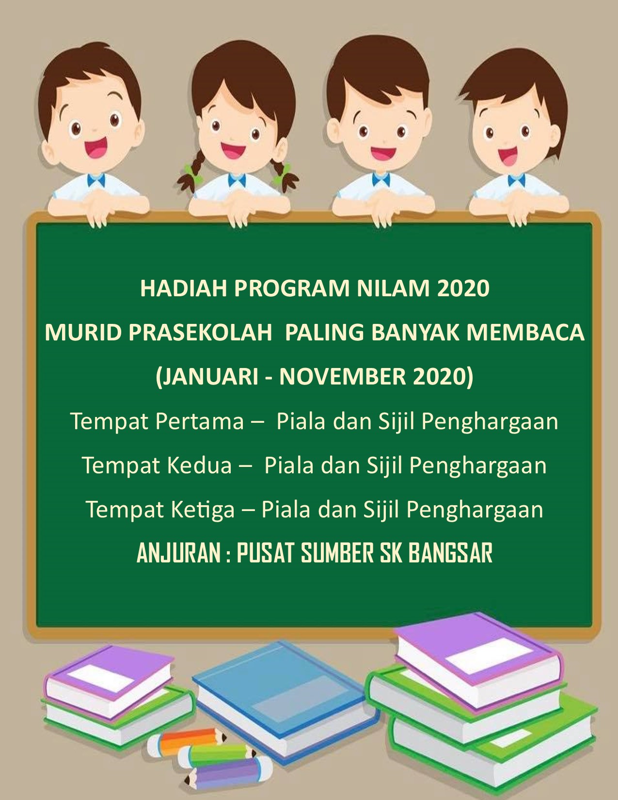 PUSAT SUMBER SEKOLAH: HADIAH PROGRAM NILAM PRASEKOLAH 2020