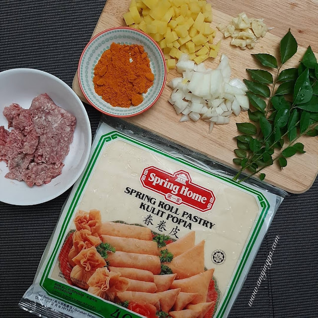 Resepi dan cara lipat samosa