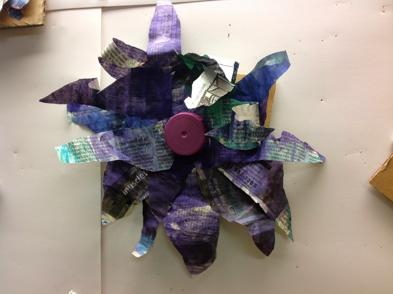 The Artsy Fartsy Art Room: Kindergarten Recycled Flowers