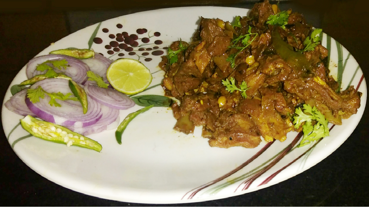 Kolhapuri Mutton Sukka Recipe