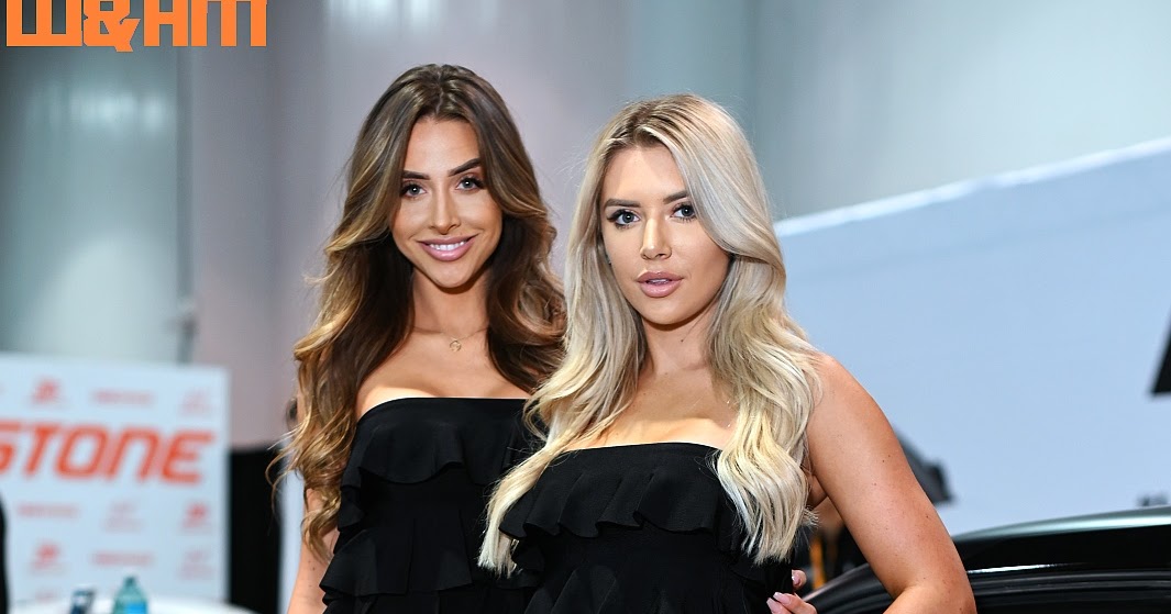 One of The Most Gorgeous Duo Models At SEMA 2019, by W&HM, #sema