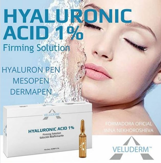 ÁCIDO HIALURÓNICO DE VELUDERM PARA MESOTERAPIA FACIAL Y CORPORAL ...