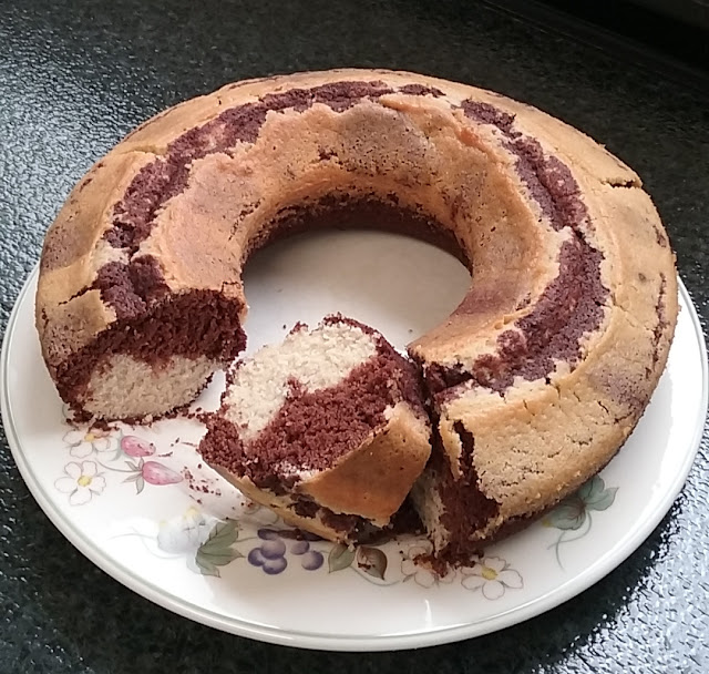 Mis recetas PKU: BIZCOCHO BI-COLOR "ORGRAN"