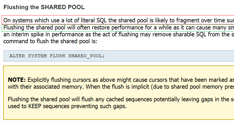 Devo limpar a Shared Pool via comando ALTER SYTEM FLUSH SHARED POOL? | Blog do DBA/Instrutor ...
