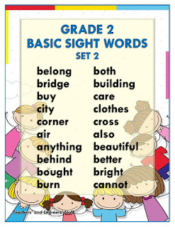 BASIC SIGHT WORDS (Grade 2) Free Download - DepEd Click