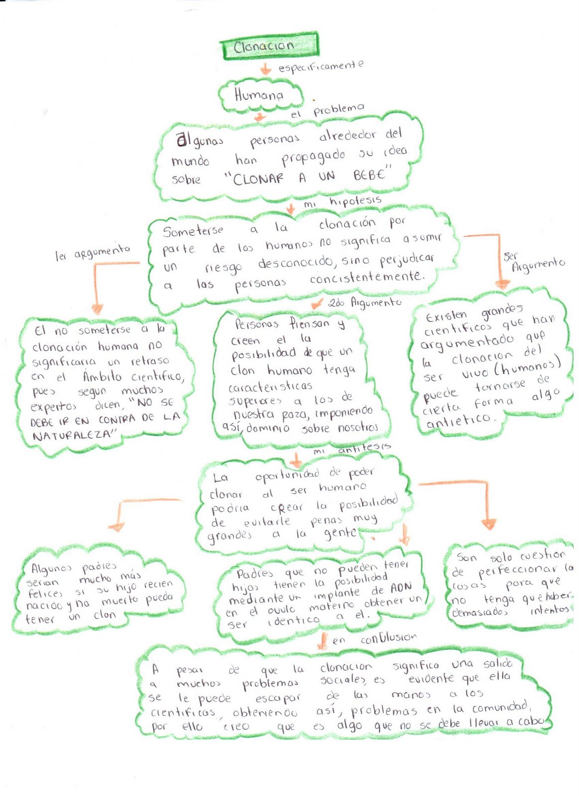 mi novela: Organizadores graficos