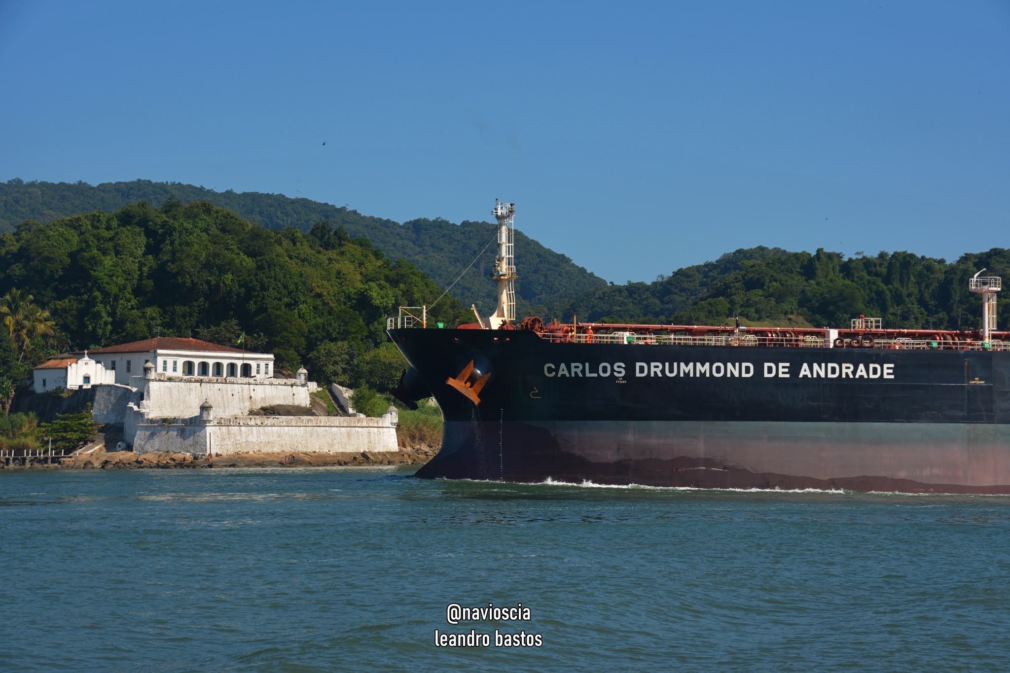 Navios de Santos & CIA: navio CARLOS DRUMMOND DE ANDRADE