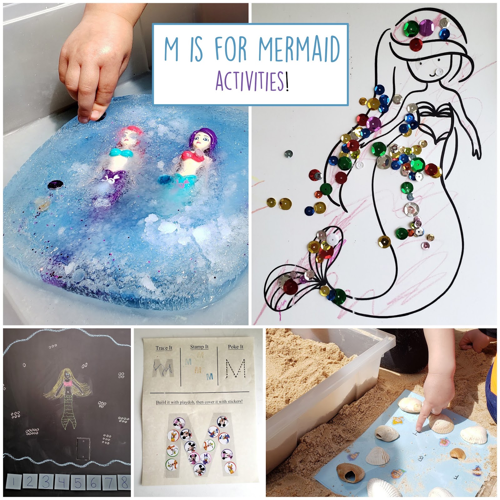 Mom's Tot School: M is for Mermaid!
