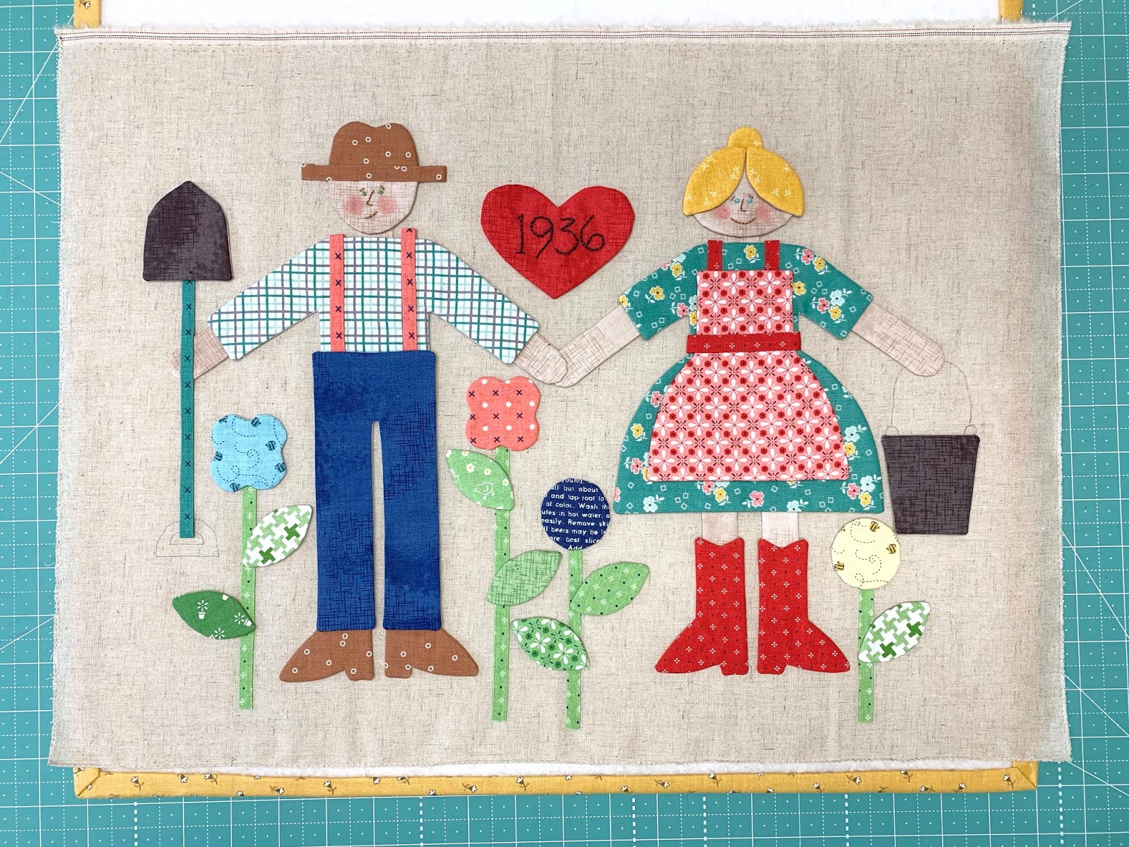 Bee In My Bonnet: Farm Sweet Farm Sew Along - Week Eight - Mr. and Mrs ...