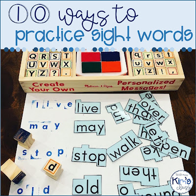 Little Miss Kim's Class: 10 Ways to Practice Sight Words in the Classroom