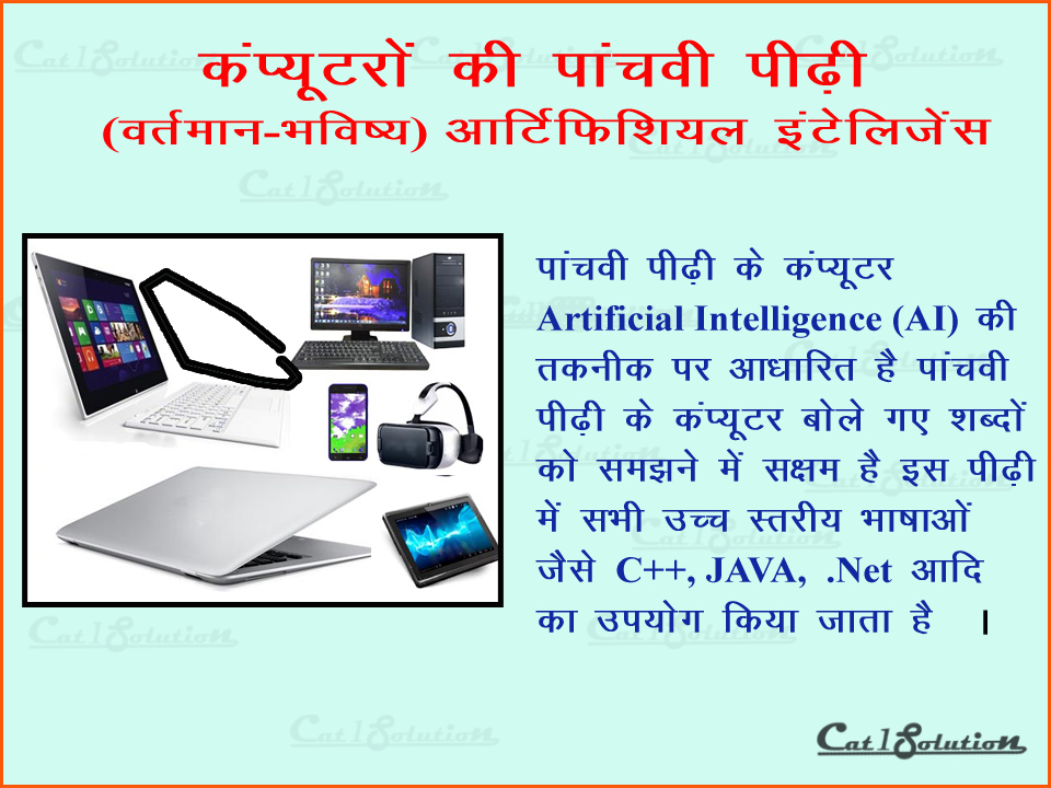 कंप्यूटर की पीढ़ियाँ - Generation of Computer Notes in Hindi pdf ...