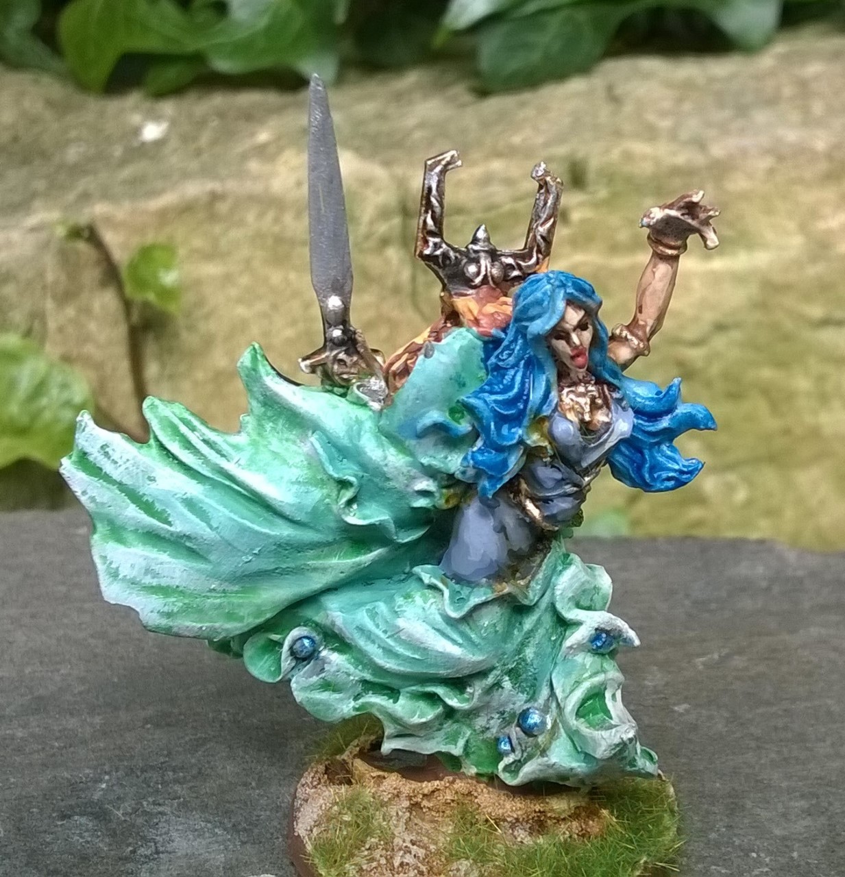 SHADOWKINGS: Lucid Eye, Elf king and Jim Fitzpatrick miniatures painted