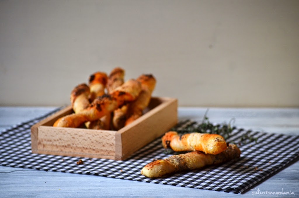 En tu cocina y en la mía: Palitos de Pan con Sobrasada y Queso