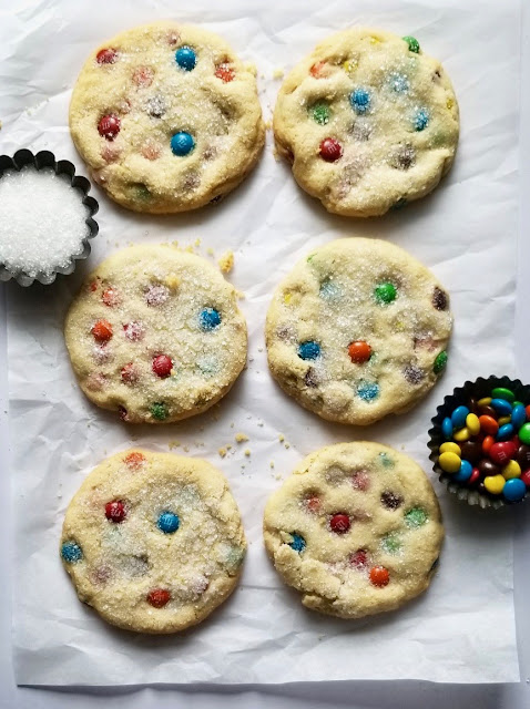 salted sugared spiced™: M & M Sugar Cookies (aka best sugar cookie)