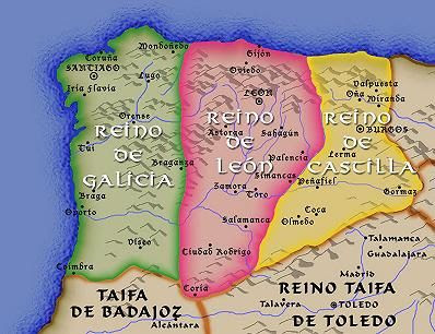 HISTORIA ESPAÑOLA: 25.- REINOS CRISTIANOS . CONDADO Y REINO DE CASTILLA