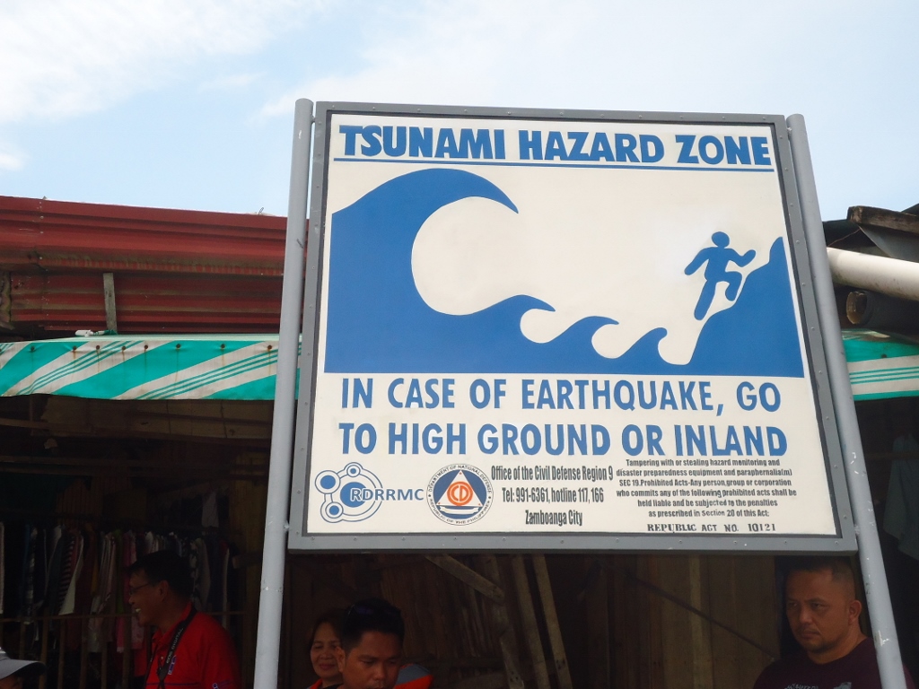 MINDANAO PAGADIAN FRONTLINE: OCD installs tsunami sign boards in ...