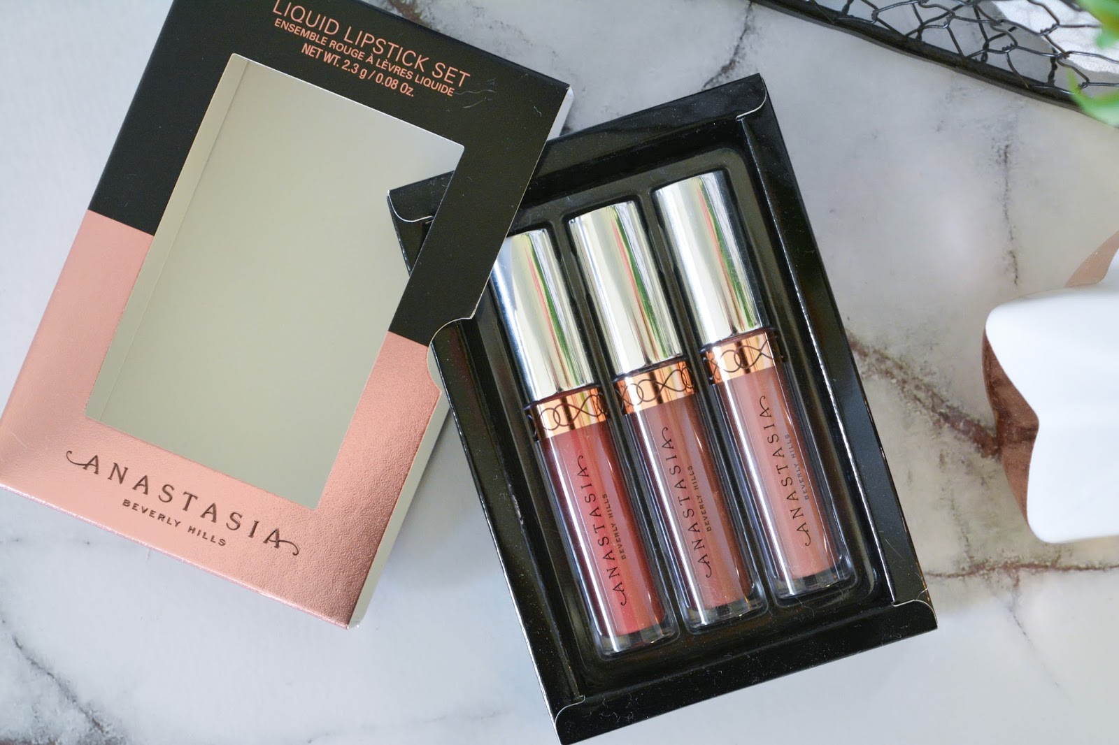 Anastasia Beverly Hills Liquid Lipstick Set - Pink Ivory Makeup