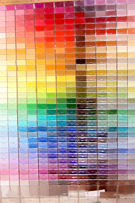 Capadia Designs: Paint chips...