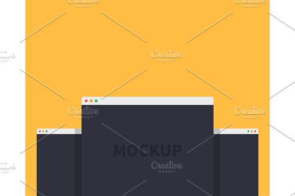 60+ Best Web Browser Mockup Templates | Graphic Design Resources