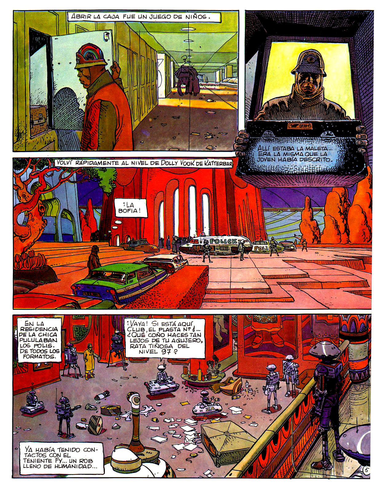 Los cómics de Machete: The Long Tomorrow, por Moebius