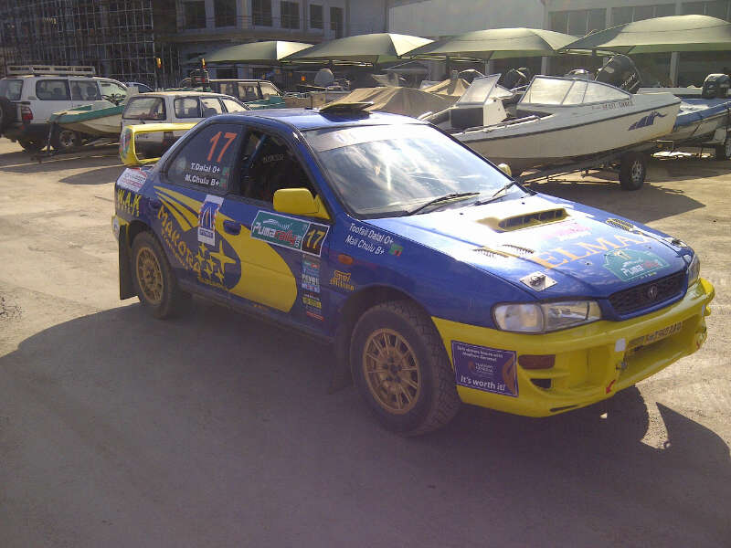 WAK MOTORS: Subaru GC8 STI Prodrive Rally (Blue & Yellow) Toofail Dalal