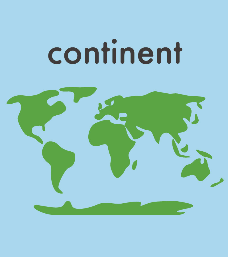 ground と land と continent の違いとは？