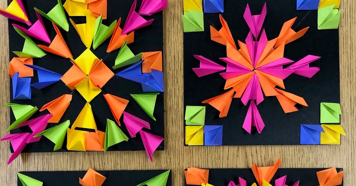 Alimacani Art Talk: Origami Collage: Japanese Culture, Math & Art Come ...