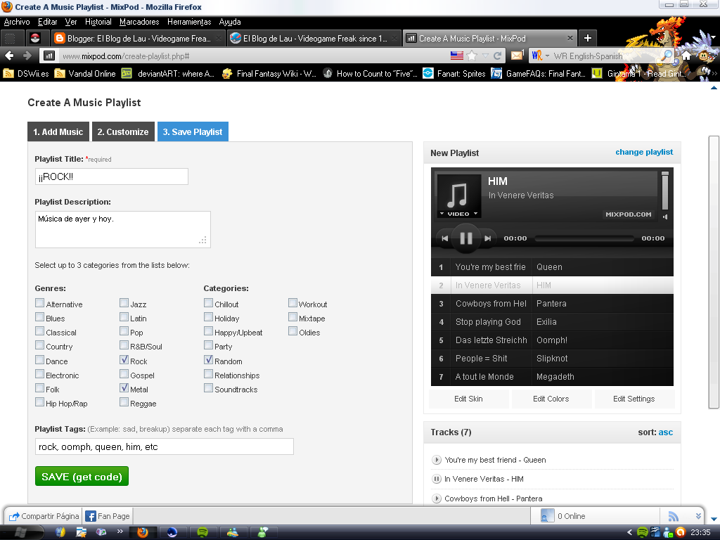 El zulo de Lau: [Tutorial] Cómo crear un reproductor de música/vídeo ...