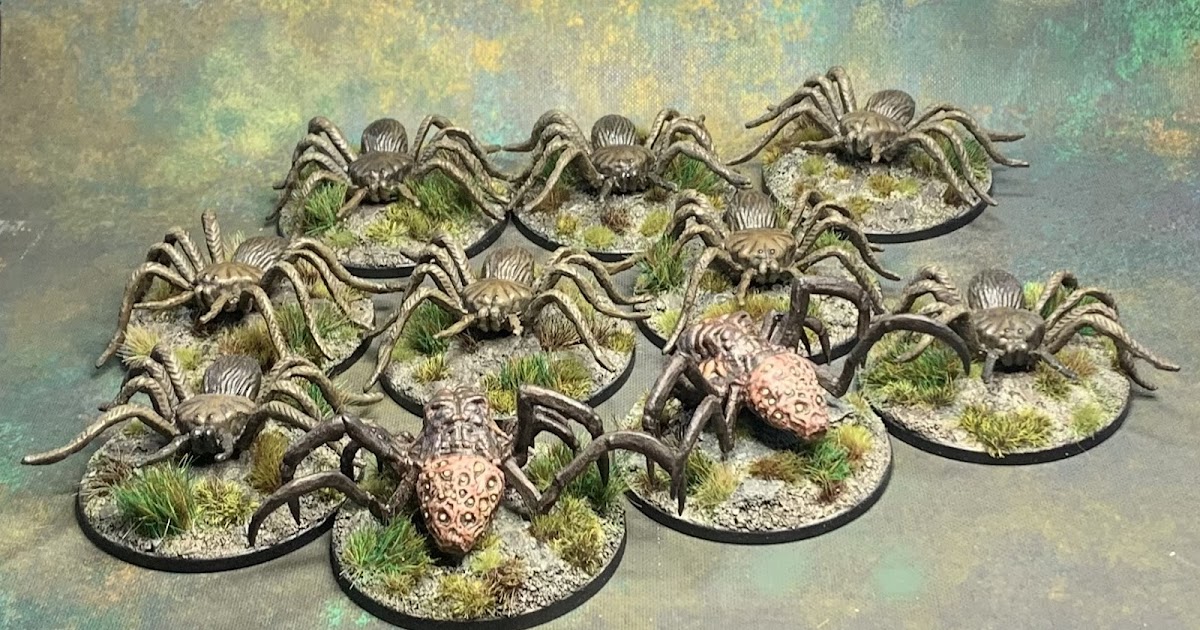 Chris' Miniature Woes: A Cluster of Spiders