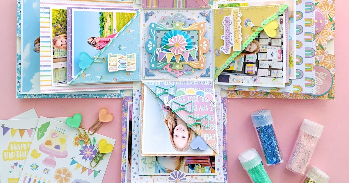 Birthday Memory Explosion Box Zoom Class with Michaels | Paige Taylor Evans