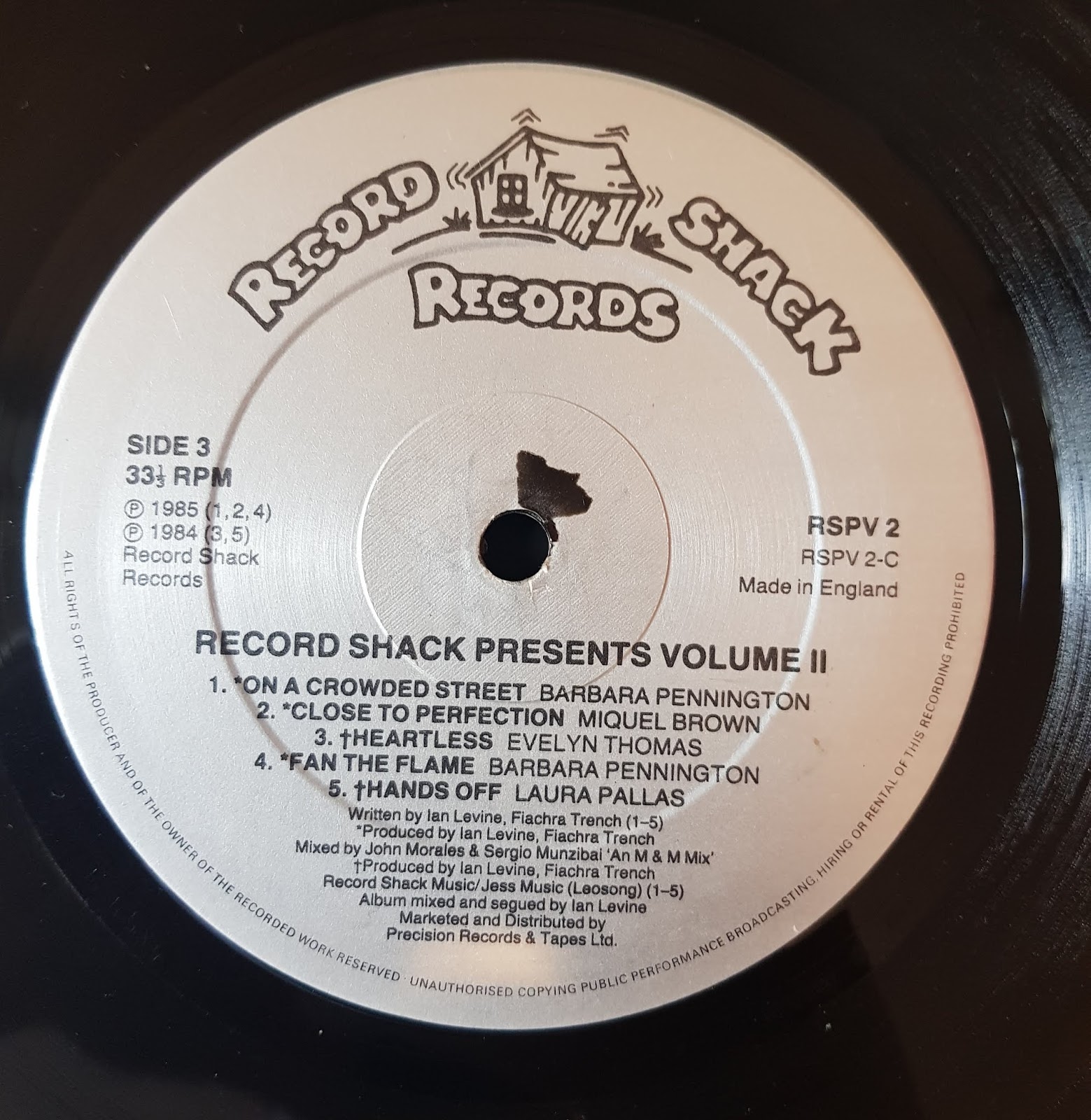 RETRO DISCO HI-NRG: HIGH ENERGY - Record Shack presents - Vol.2 (1985 ...