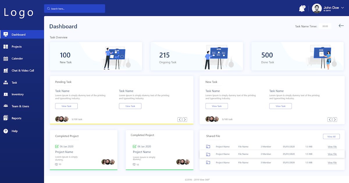 Lead UI/UX: Task Management UI