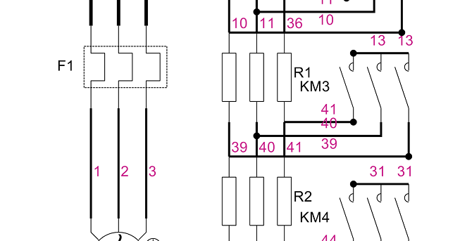 Démarreage rotorique chronoampèremétrique 4 temps | electromecanique