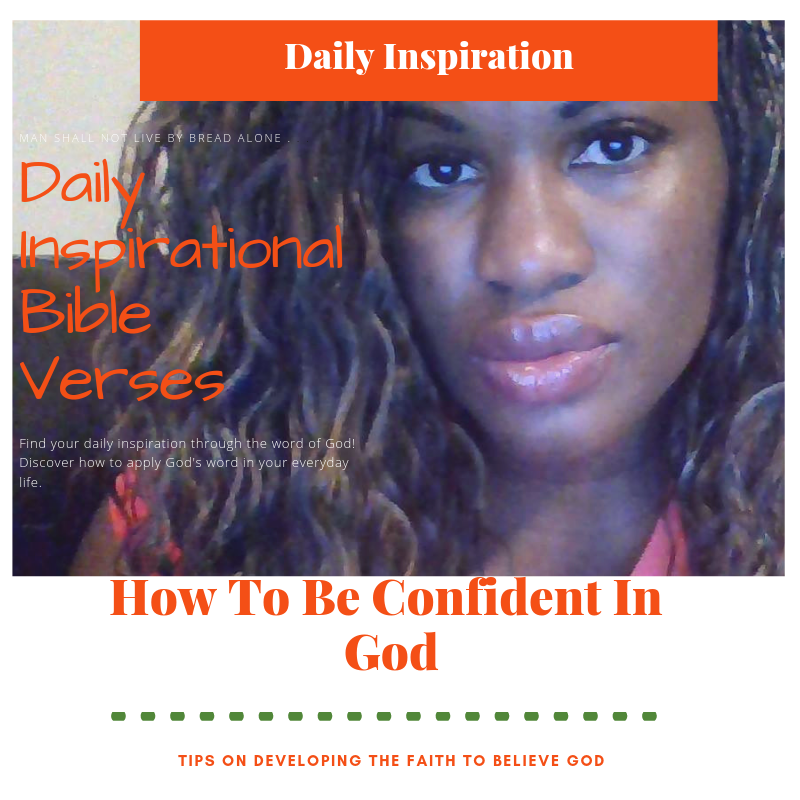How To Be Confident In God
