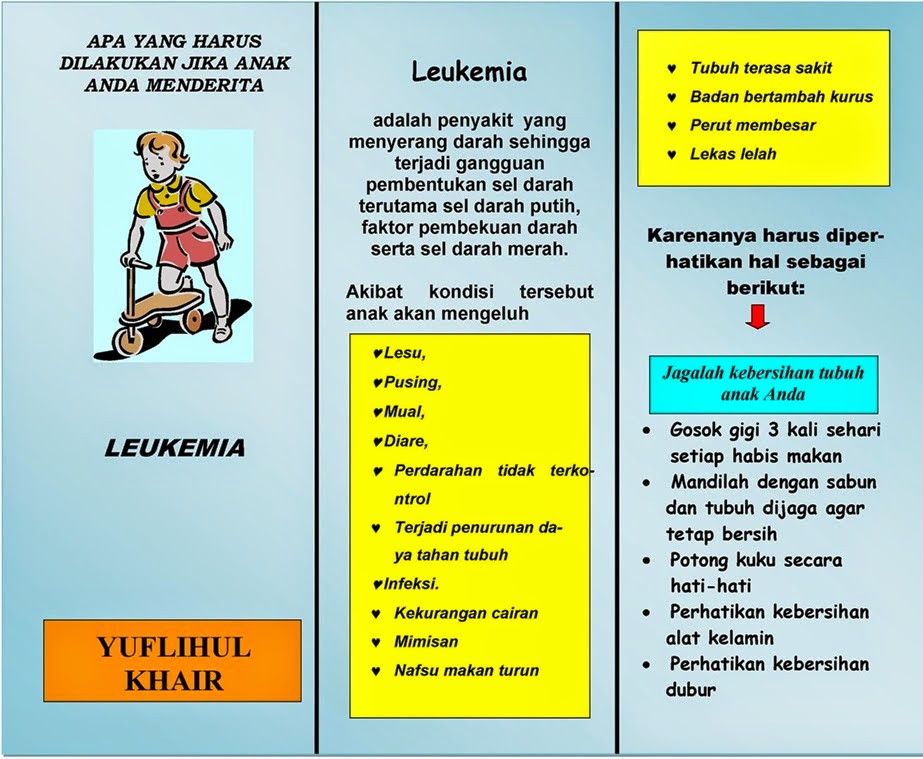 LEAFLET LEUKIMIA - EBOOK YUFLIHUL KHAIR