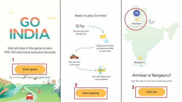 How to play the Go India game on Google Pay and earn assured reward up ...