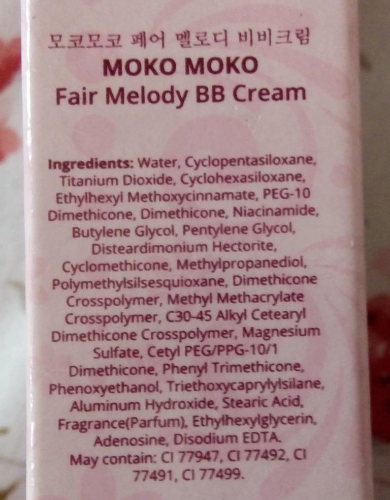 Wina입니다: [REVIEW] MOKO MOKO FAIR MELODY BB CREAM