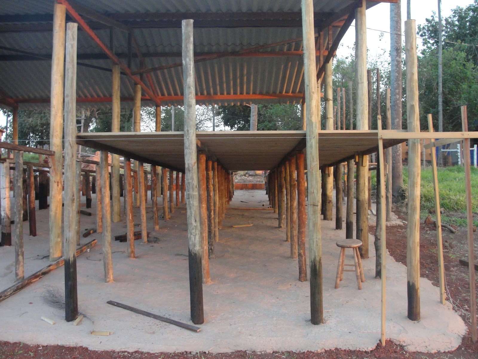 Capril Campo Grande: Aprisco - Primeiras Instalações