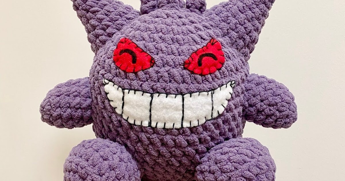 #FASTEN. Cuddly Gengar Amigurumi Pattern