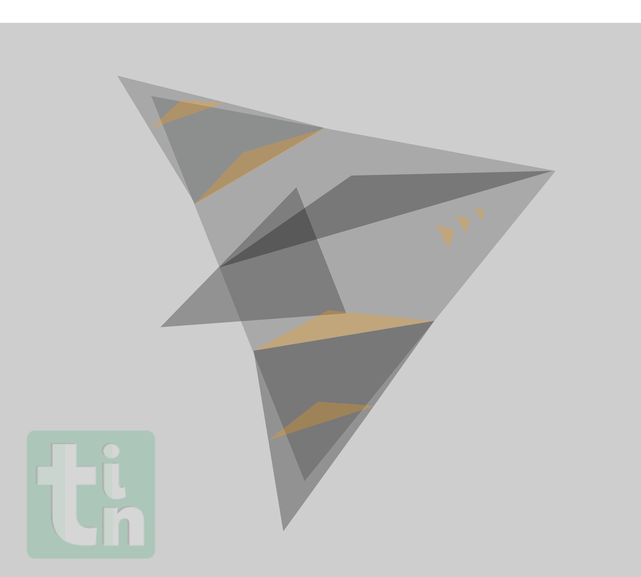 Aircraft model created by triangles - Dark color version