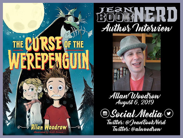 Allan Woodrow Interview - The Curse of the Werepenguin ~ JeanBookNerd