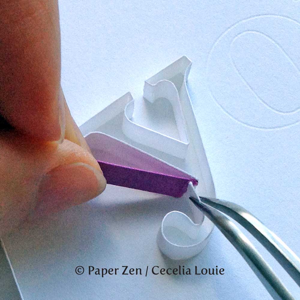 Welcome to Paper Zen ~ Cecelia Louie: Quilling Letters 102 - Part 2
