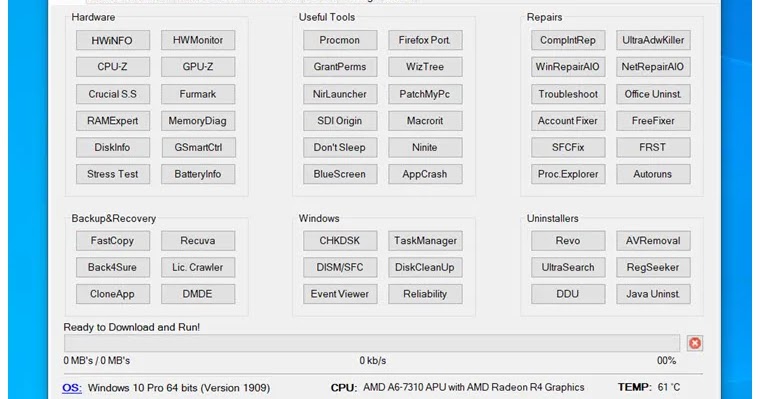 Windows Repair Toolbox : Δωρεάν λογισμικό για τη διάγνωση και επίλυση ...