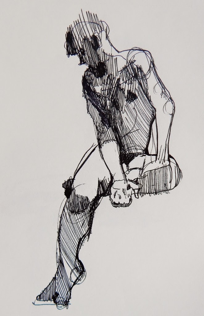 Primal Marks: Honolulu Museum of Art Figure Drawing 4/27/2015 - Sergio ...