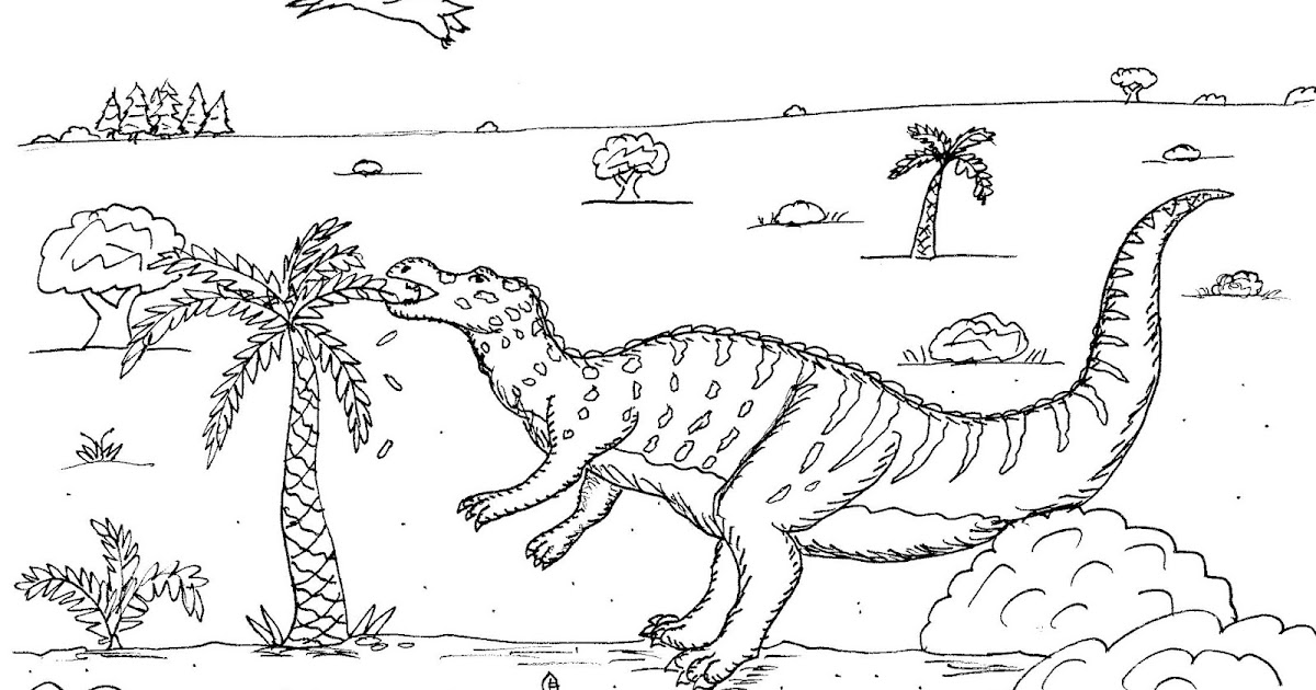 Robin's Great Coloring Pages: Muttaburrasaurus from Australia